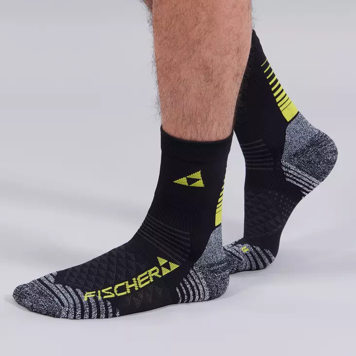 Fischer XC Socks hiihtosukat musta/keltainen - Urheilujakone.fi ...
